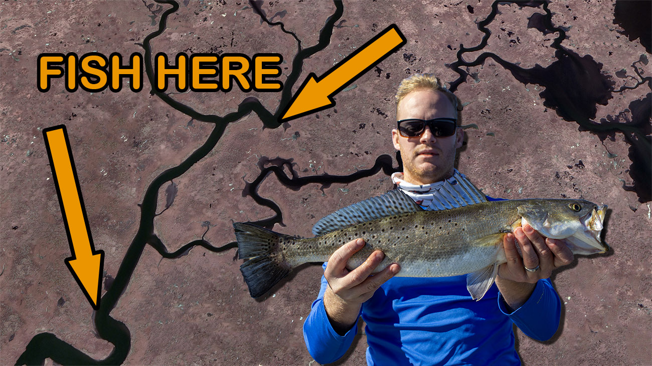 How To Find Deep Holes For Speckled Trout On Louisiana's Coast